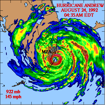 Hurricane Andrew made landfall 24 years ago today in Florida - Fox 4 ...