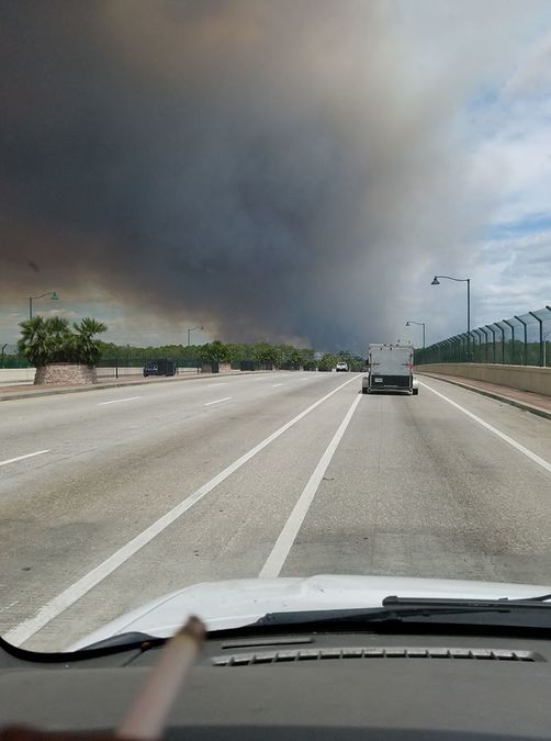 Fires burning in Collier County Photos - Gallery