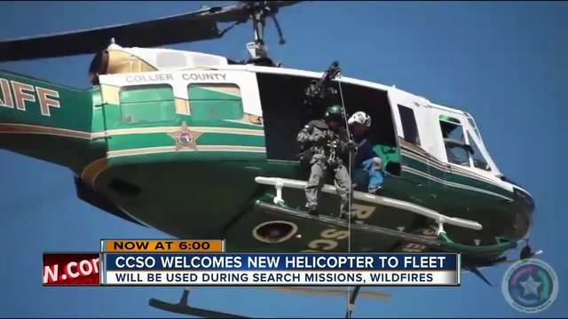 Collier Sheriff debuts new rescue helicopter - Fox 4 Now WFTX Fort ...