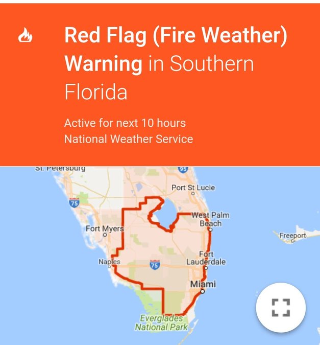 Red Flag fire warning for parts of Southwest Florida Wednesday - Fox 4 ...
