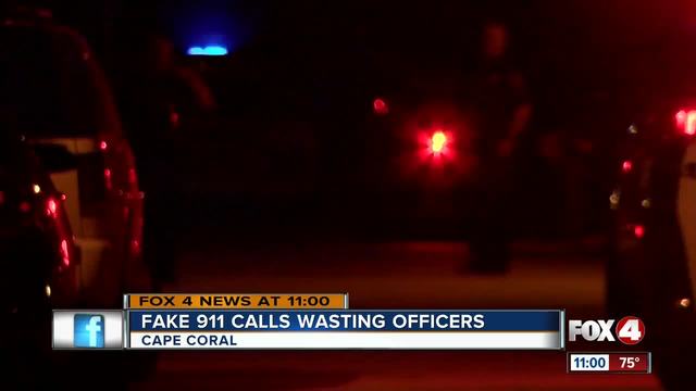 Fake 911 calls wasting officers time - Fox 4 Now WFTX Fort Myers/Cape Coral