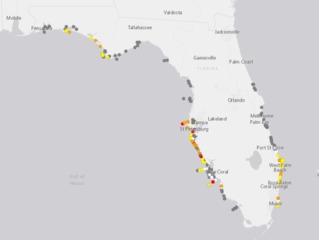 FWC provides enhanced, interactive map to track red tide - Fox 4 Now ...